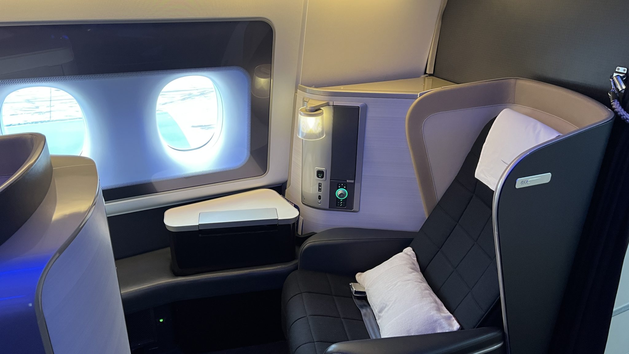British Airways First Class London to Atlanta aboard the 777-200ER ...