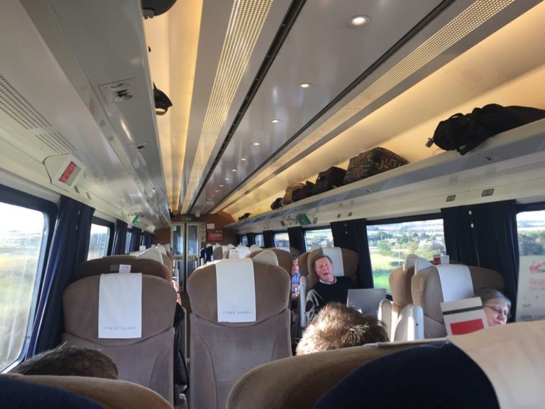 Review: Virgin Train First Class King’s Cross London to Edinburgh ...