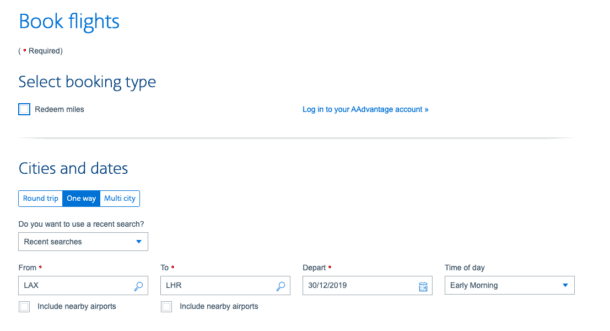 3 ways to access the old AA Award Calendar - Monkey Miles
