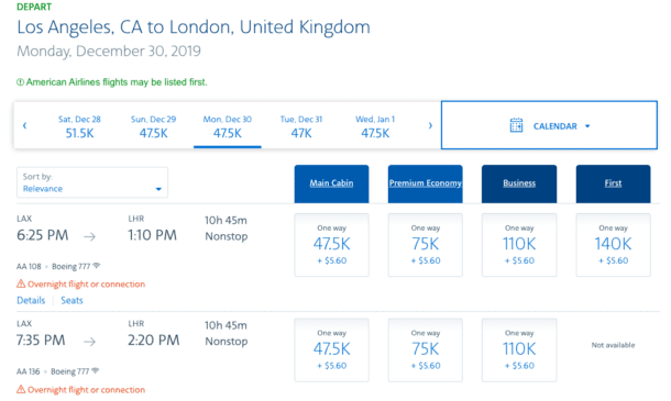 3 ways to access the old AA Award Calendar - Monkey Miles