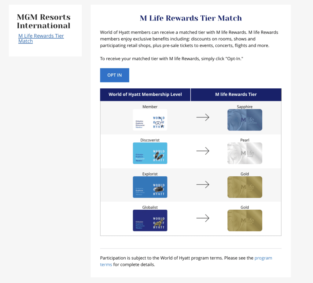 Hyatt and MGM Rewards are ending their partnership - Status Match by ...