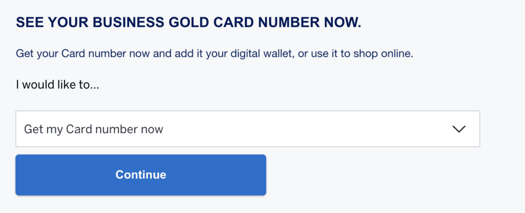 American Express Virtual Card seamlessly populated post approval ...