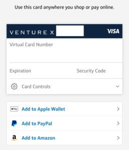 How to populate a Capital One Virtual card number prior to card arrival ...