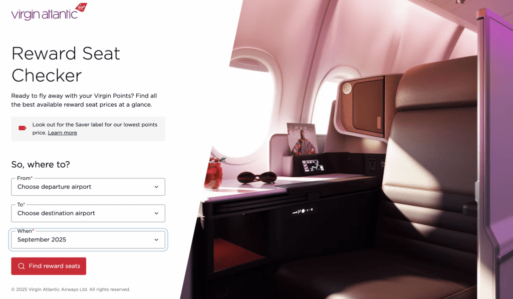 Virgin Atlantic has a fantastic calendar search tool: Reward Seat ...