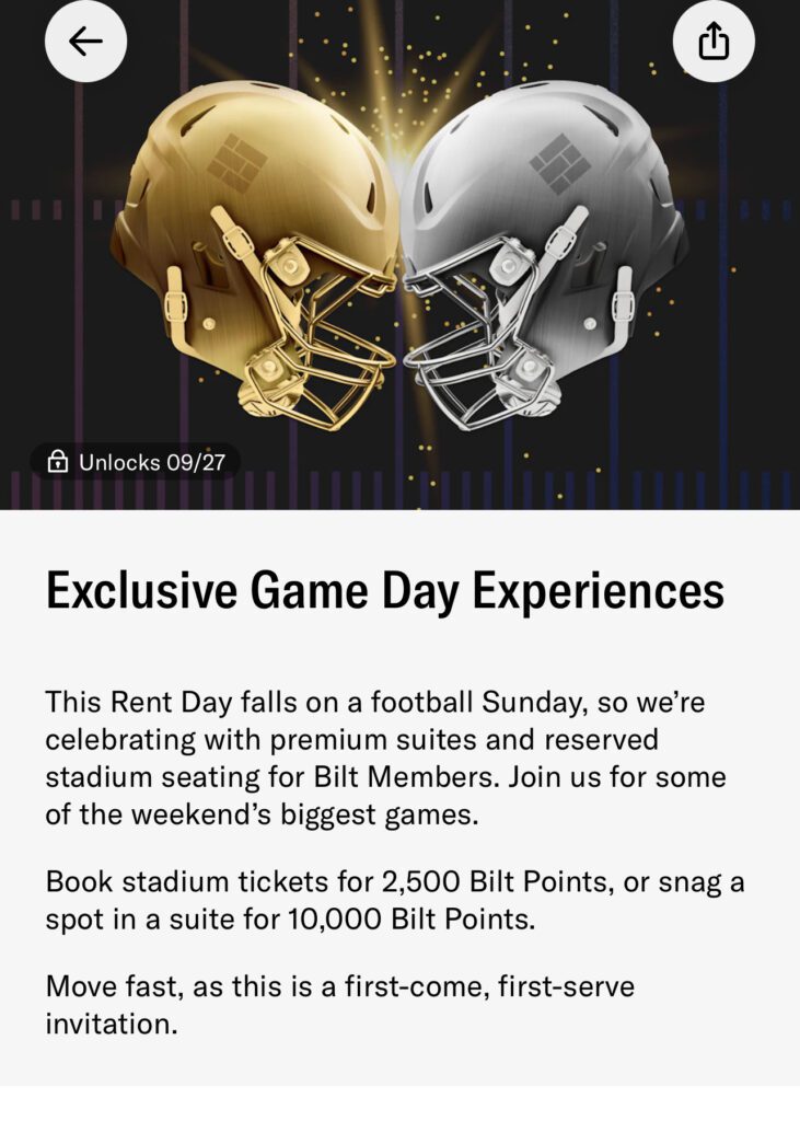 It’s October Bilt Rewards Rent Day: 5x Sports Tickets + Bilt ...