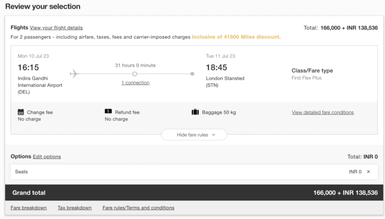 My experience using Emirates Skywards+ to get 20% off my Emirates First ...
