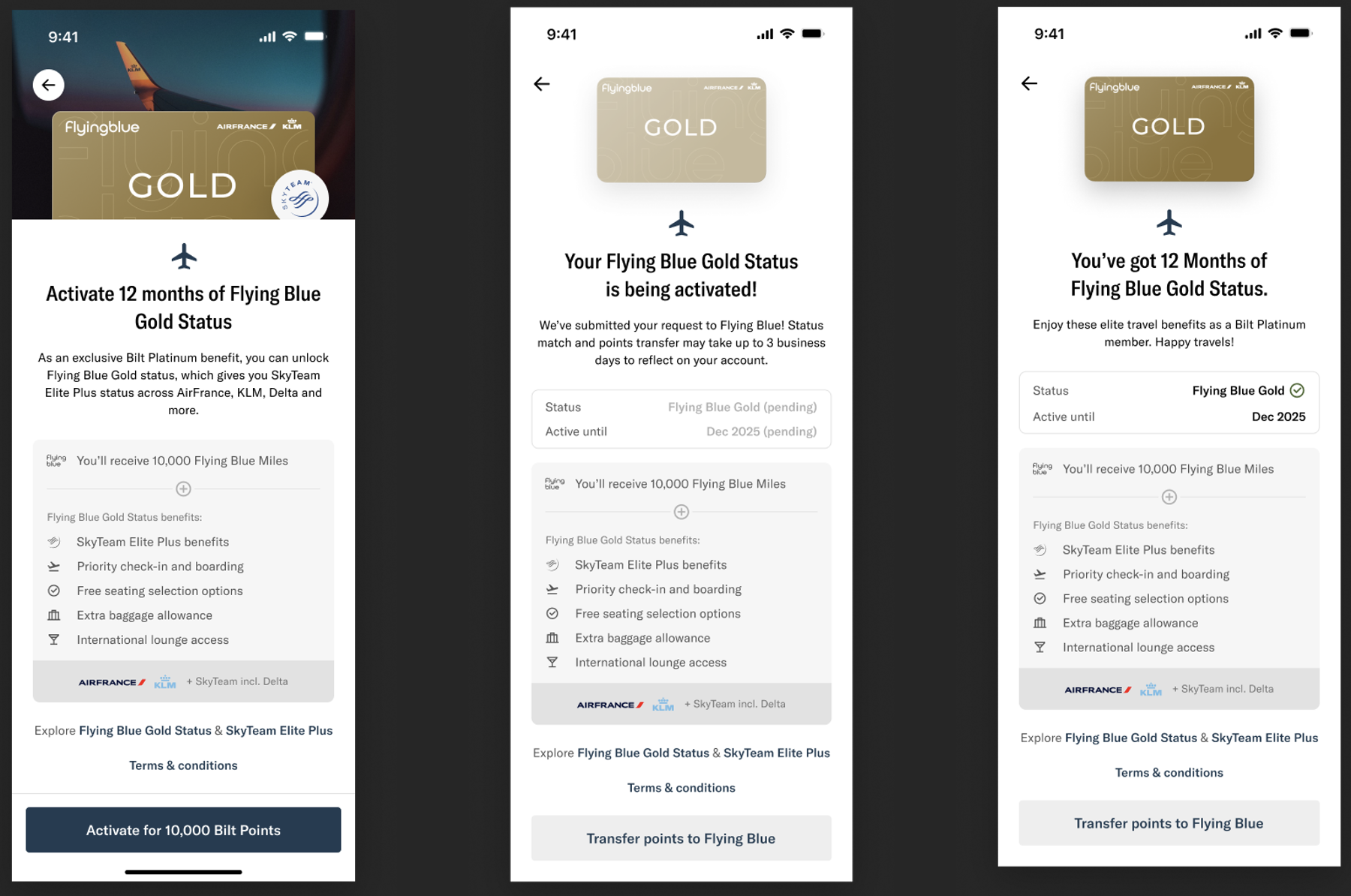 Bilt Rewards differentiates their Platinum status with comped ...