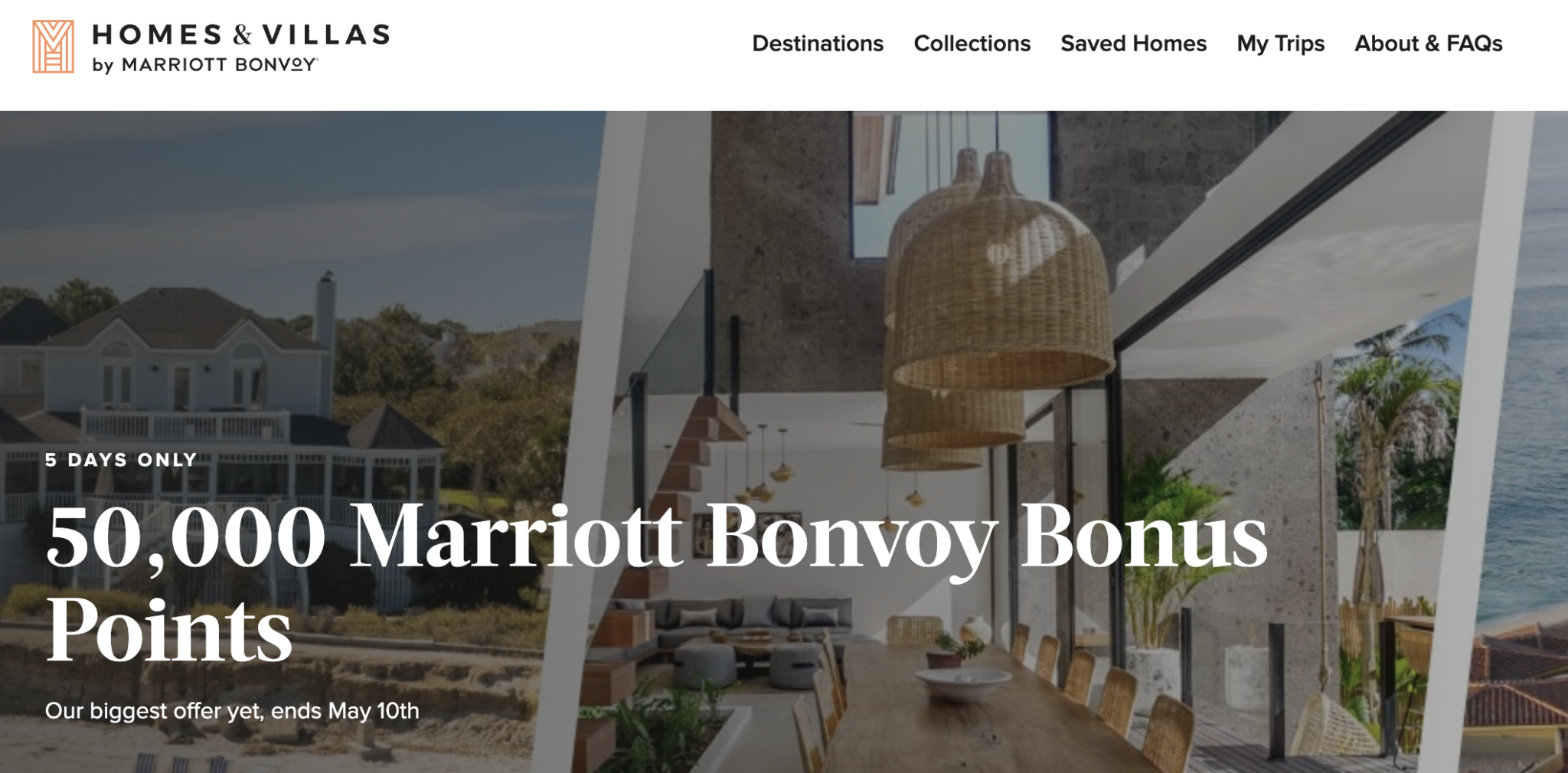 Earn 50k Marriott Bonvoy Points with a 2+ night stay at Homes&Villas by ...
