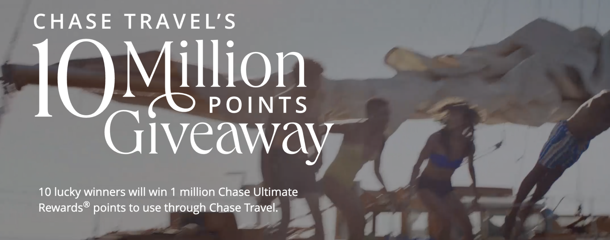 Win a million Chase Ultimate Rewards - Monkey Miles